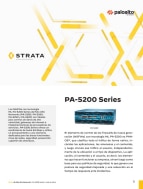 PA-5200 Series Specsheet - Palo Alto Networks